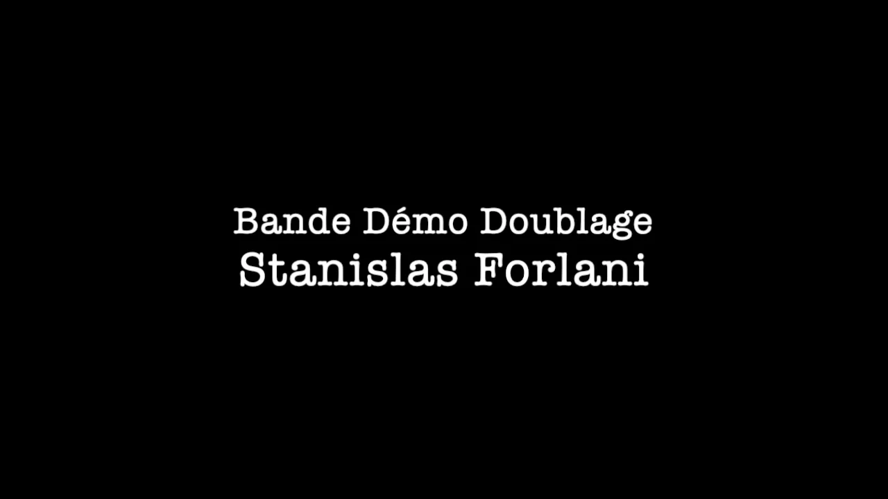 Bande Démo Stanislas Forlani 2023