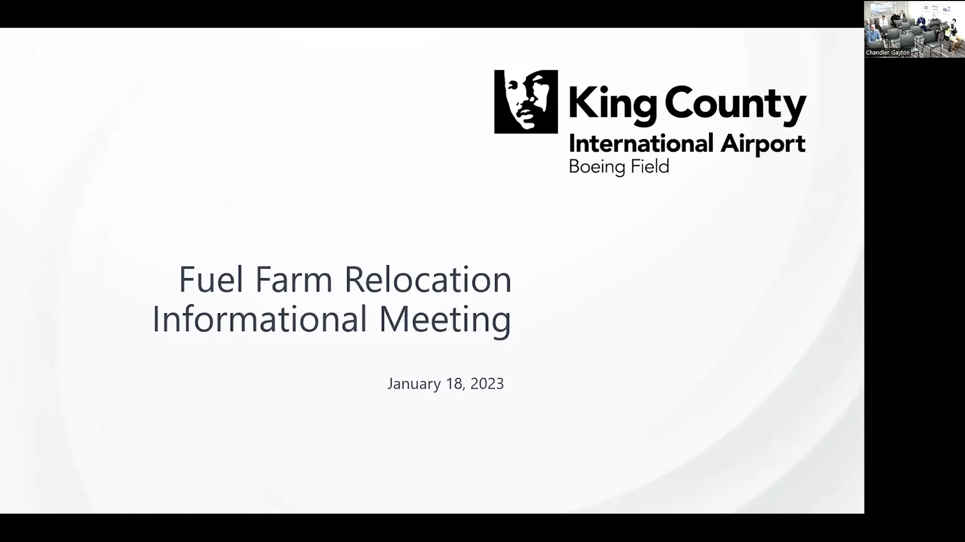 King County International Airport Fuel Farm Relocation Informational ...