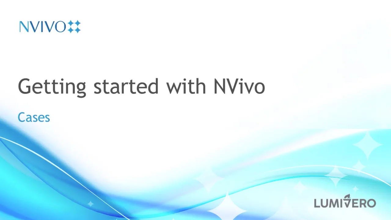 Cases_Getting Started.mp4 on Vimeo