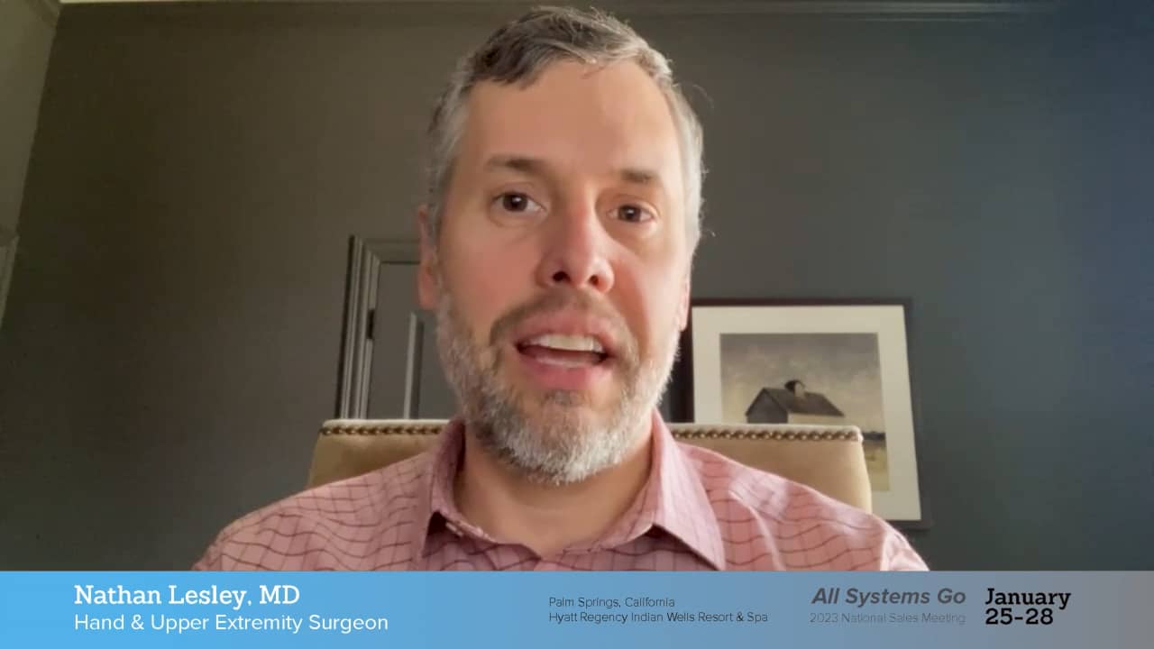 Nathan Lesley, M.D., National Sales Meeting Welcome on Vimeo