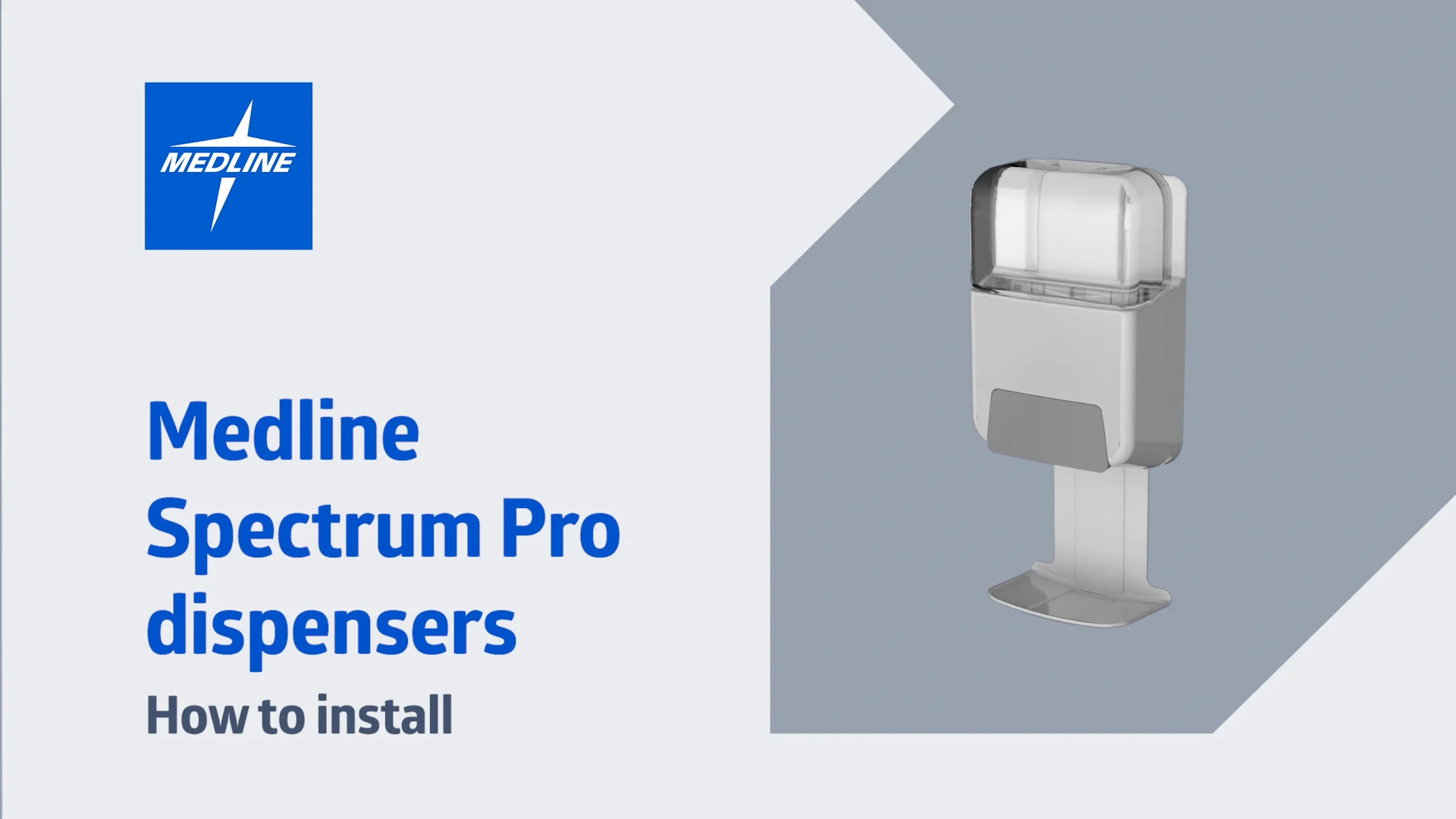 Spectrum PRO Hand Hygiene Dispenser Installation