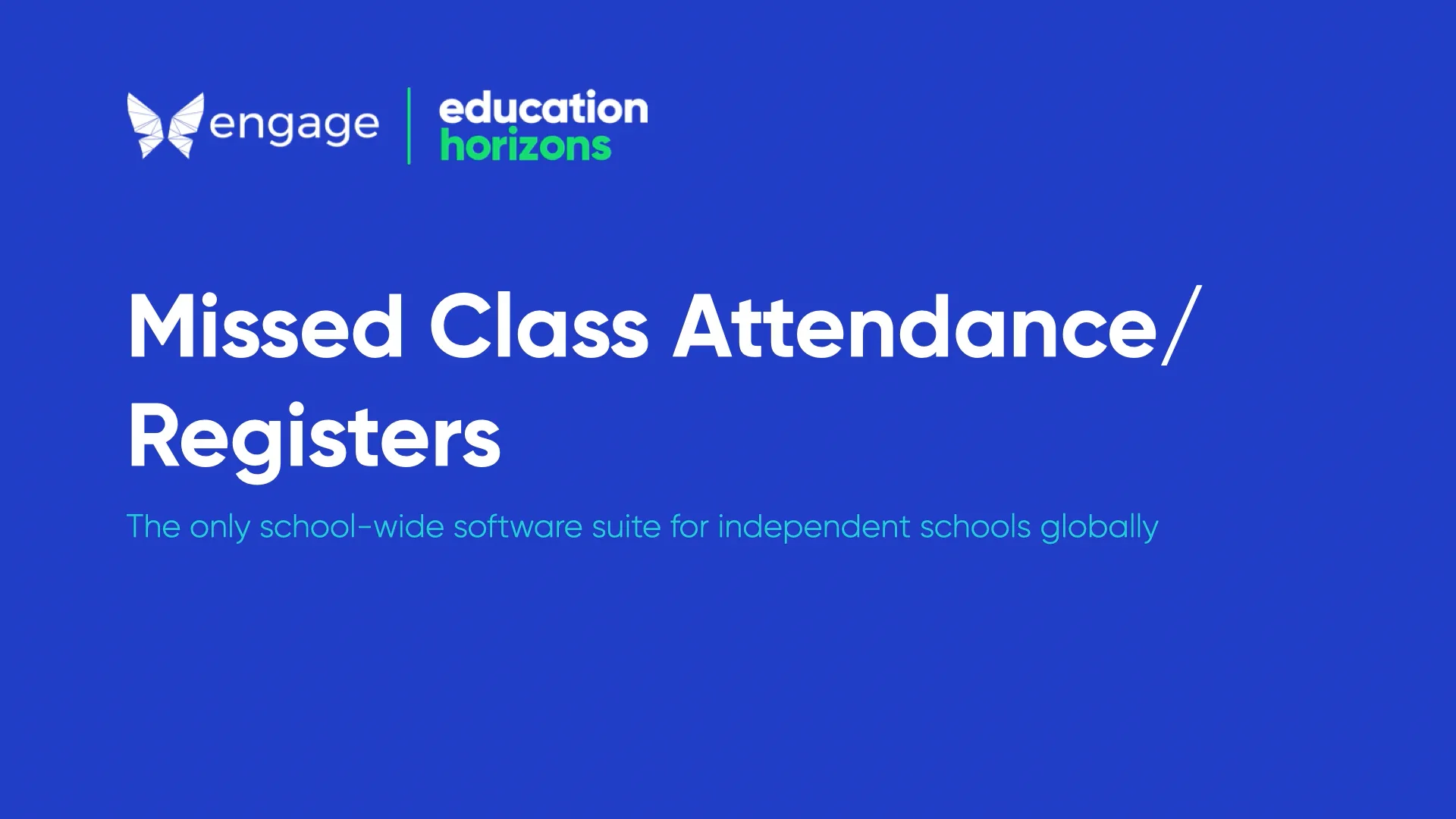 Missed Class AttendanceRegisters