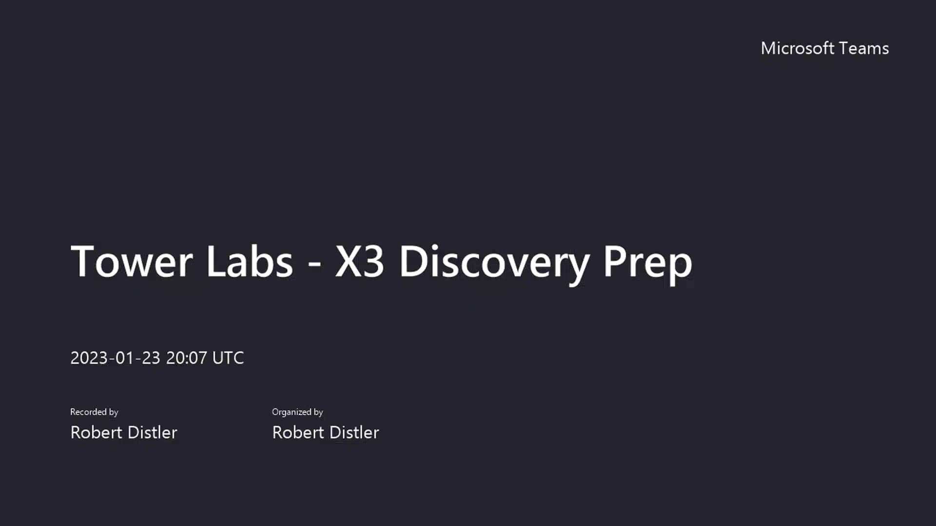 Tower Labs - X3 Discovery Prep-20230123_120751-Meeting Recording on Vimeo