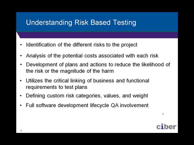 Managing Risk Based Testing Using HP Quality Center on Vimeo