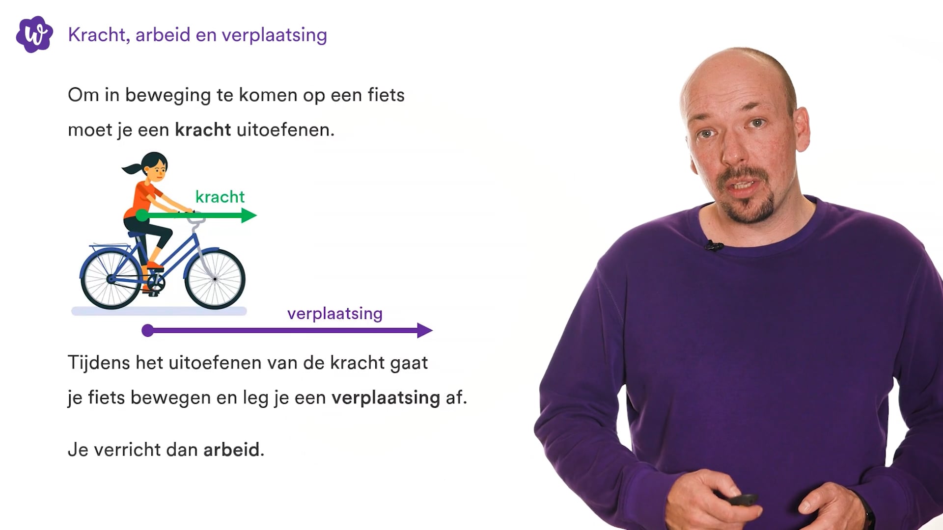 Kracht, arbeid en verplaatsing oefenen | StudyGo