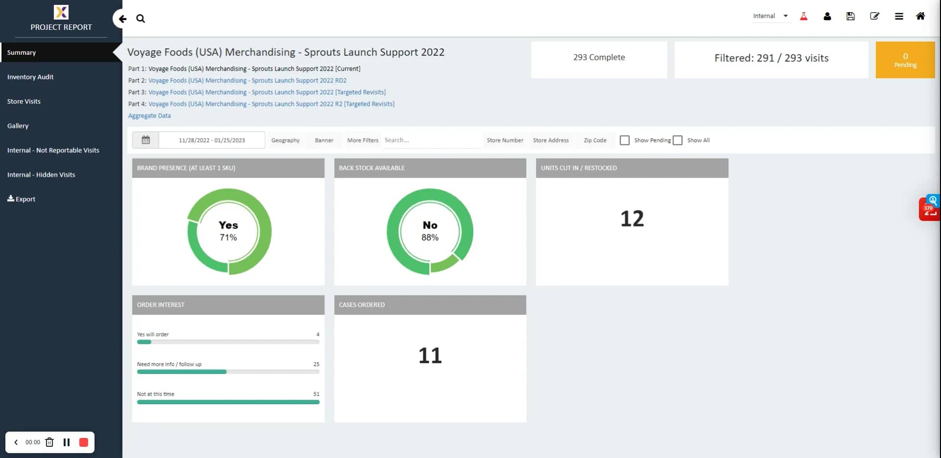 Trax, Retailer Launch Dashboard Preview on Vimeo