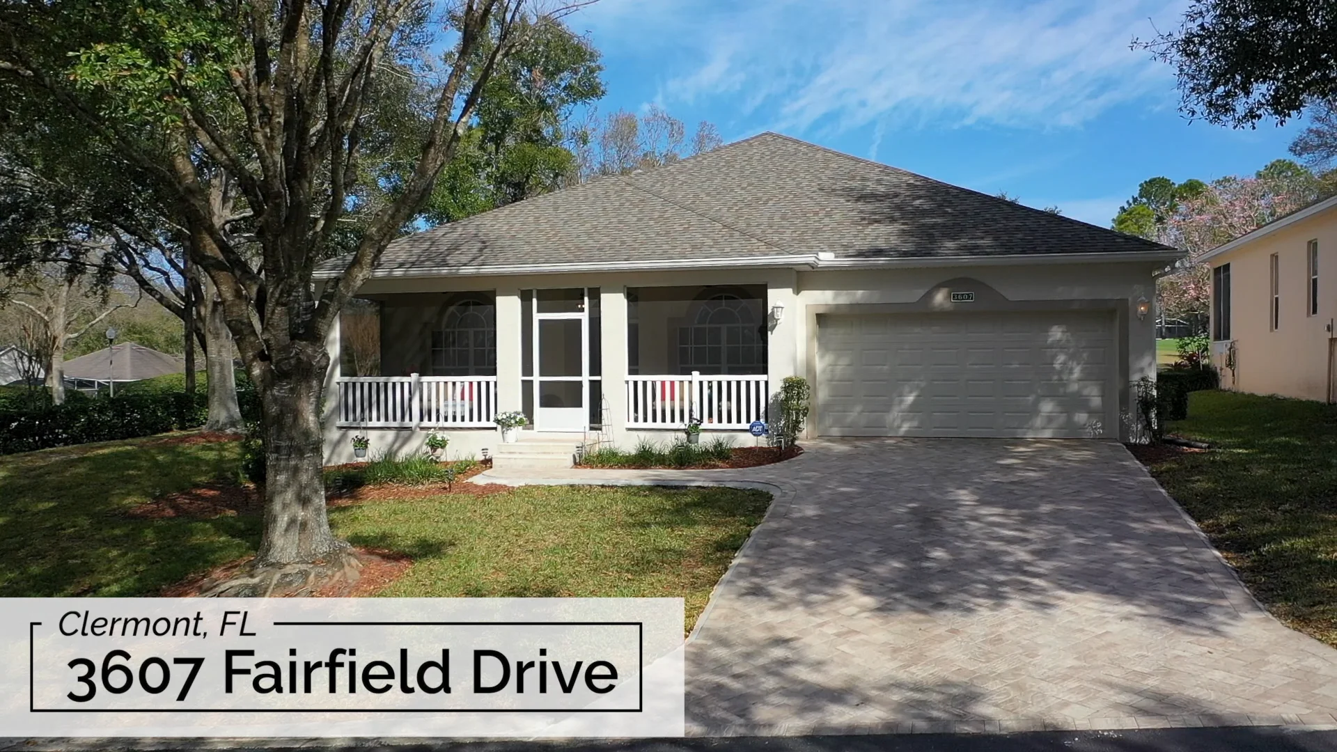 3607 Fairfield Drive Clermont, FL.mp4 on Vimeo