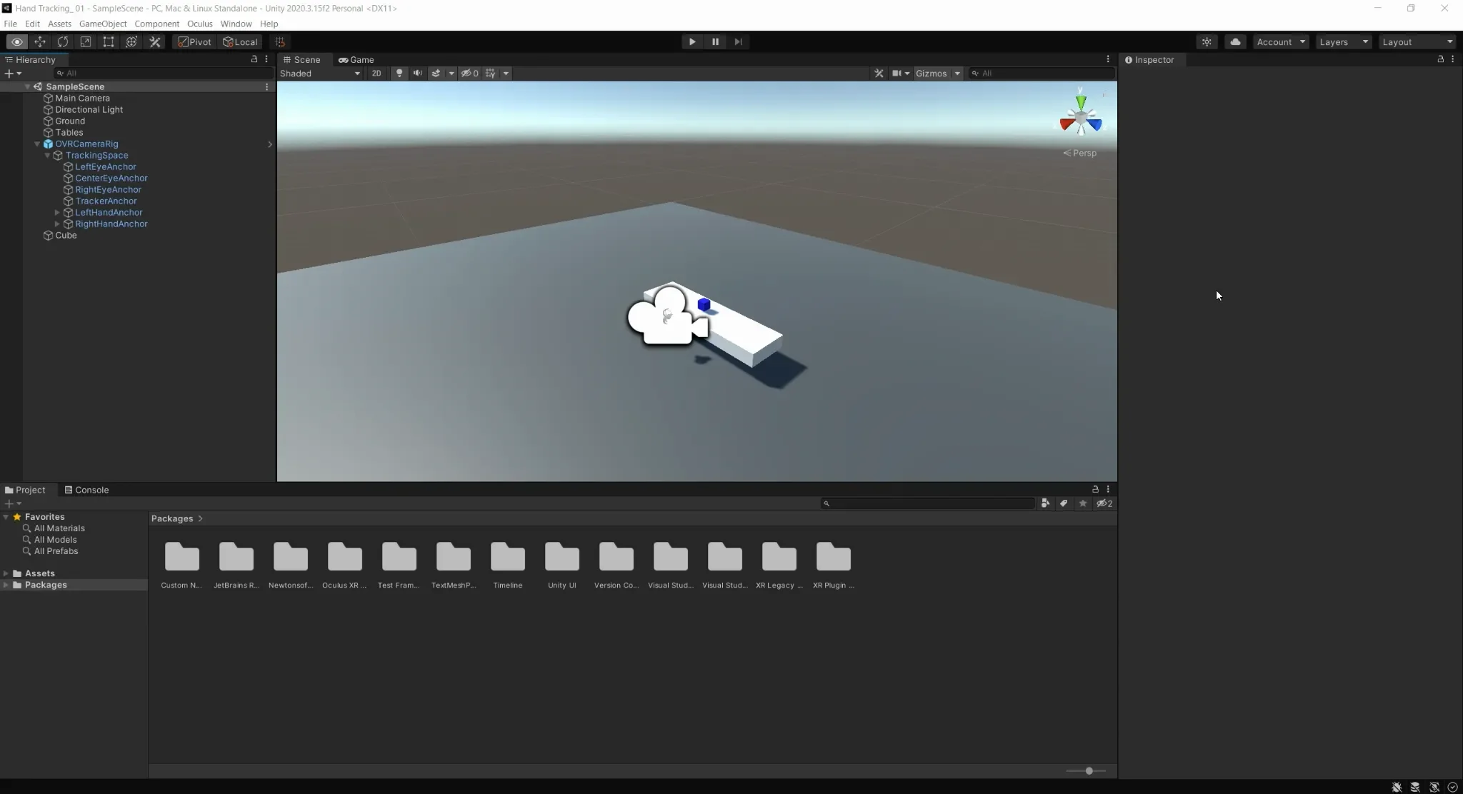 Hand Tracking Unity 001 on Vimeo