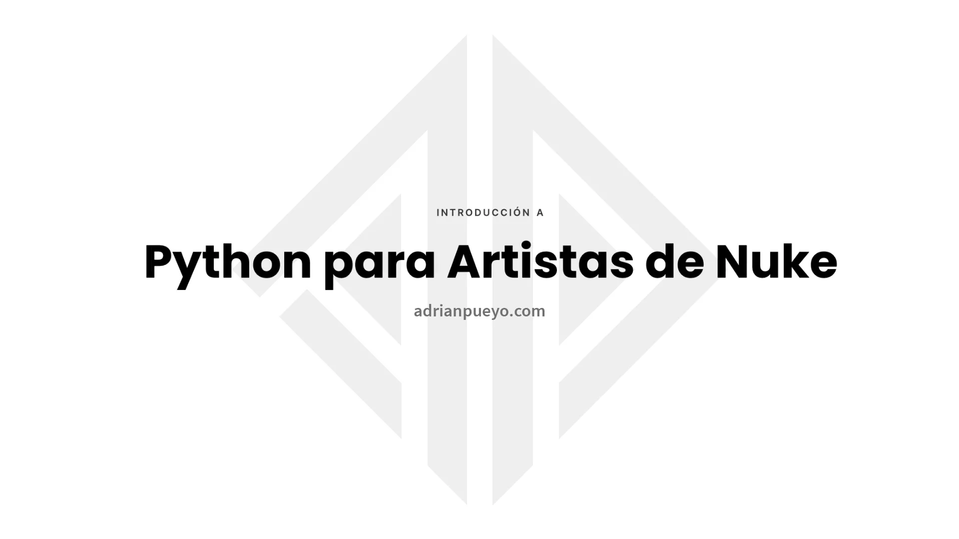 Python para Artistas de Nuke - Presentación del curso on Vimeo