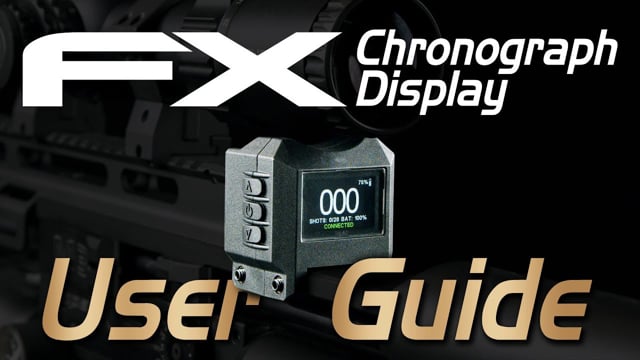 Fx Chronograph Display Tutorial How To Use The Fx Chronograph Display