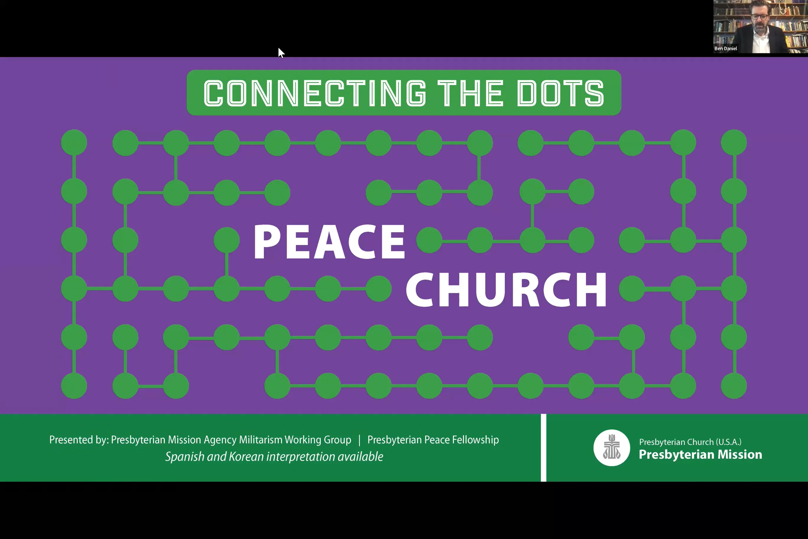 Connecting the Dots: Peace Church on Vimeo