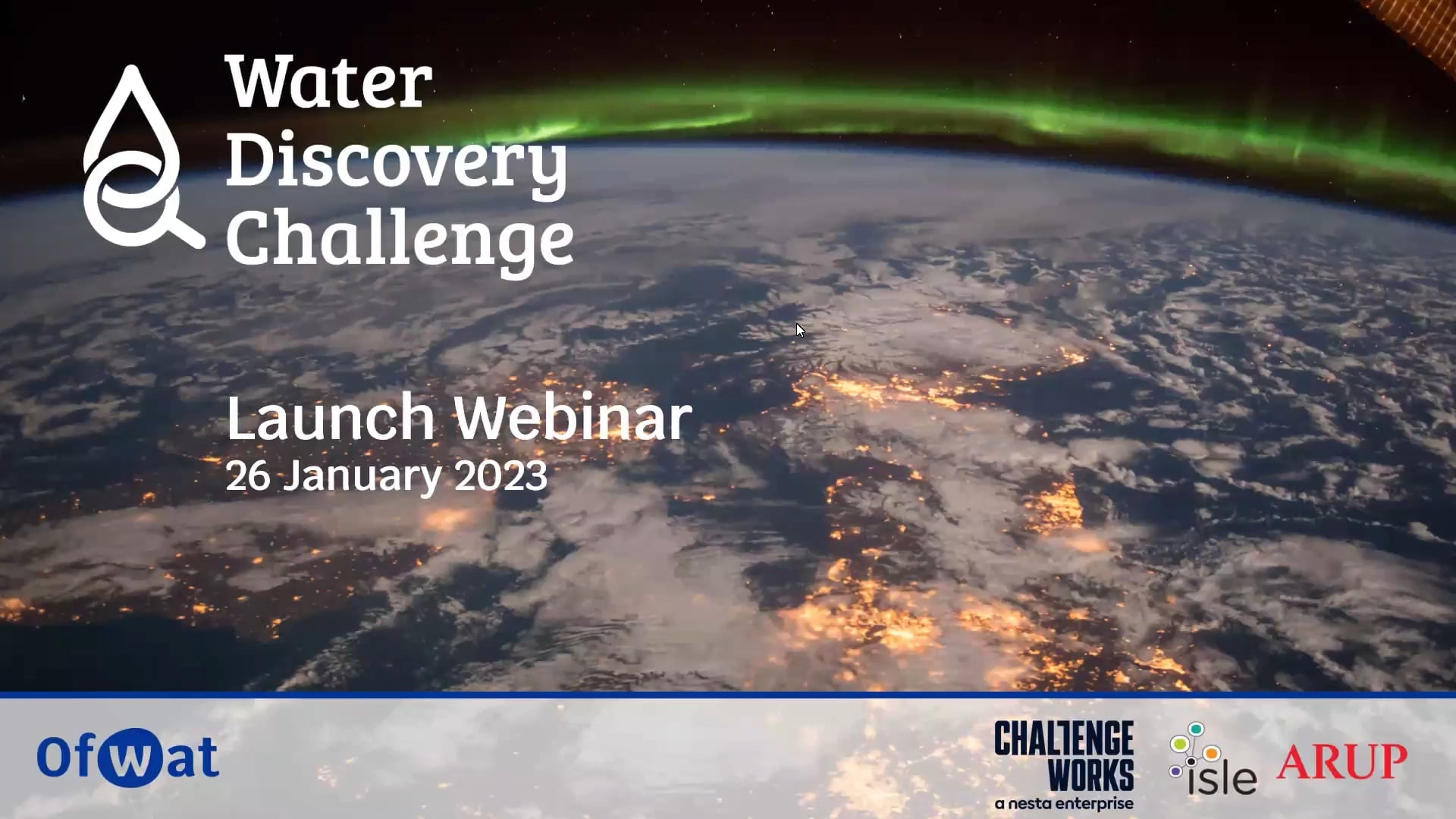 230126 Water Discovery Challenge Launch Webinar
