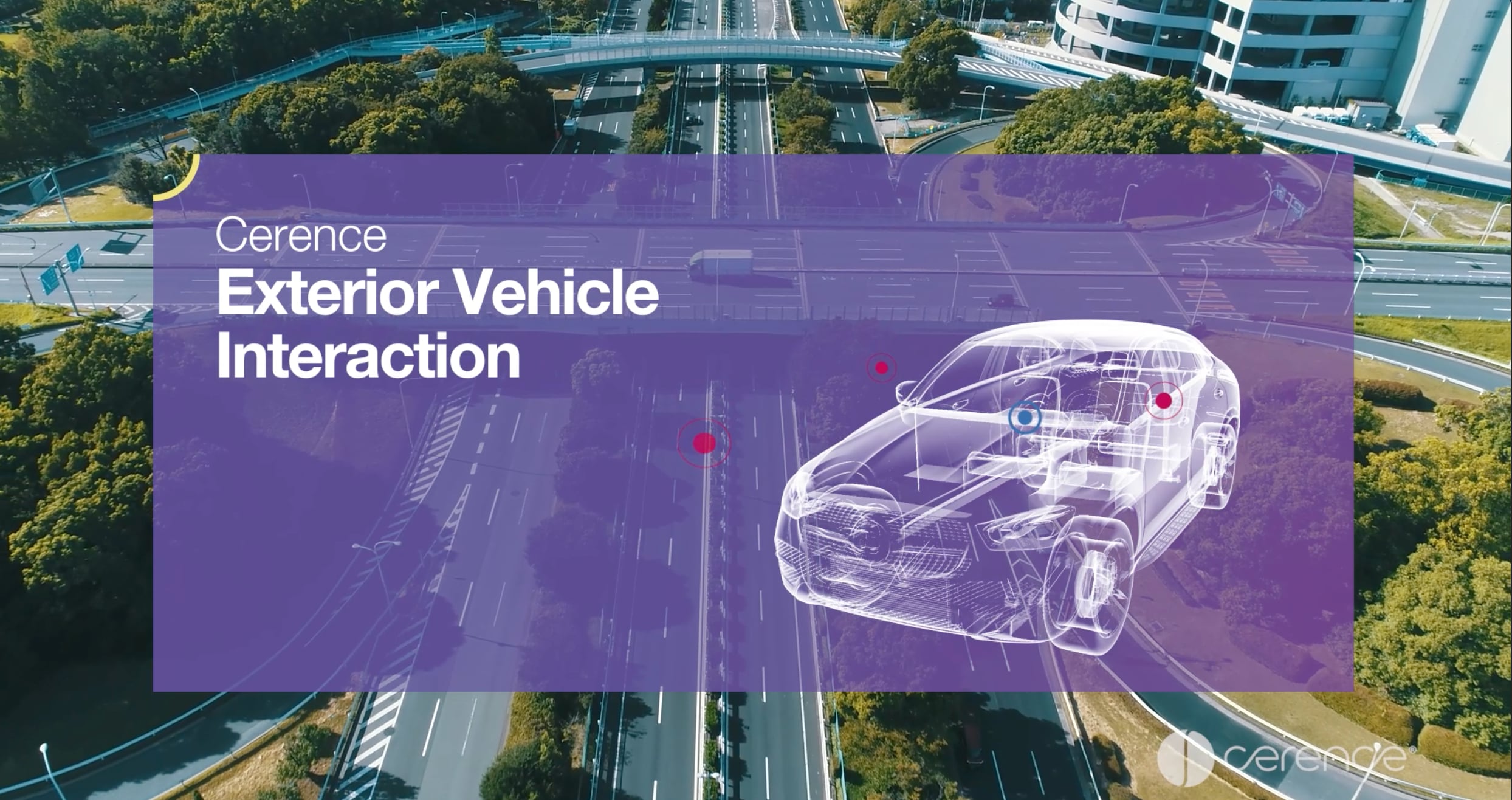 Cerence Exterior Vehicle Interaction on Vimeo