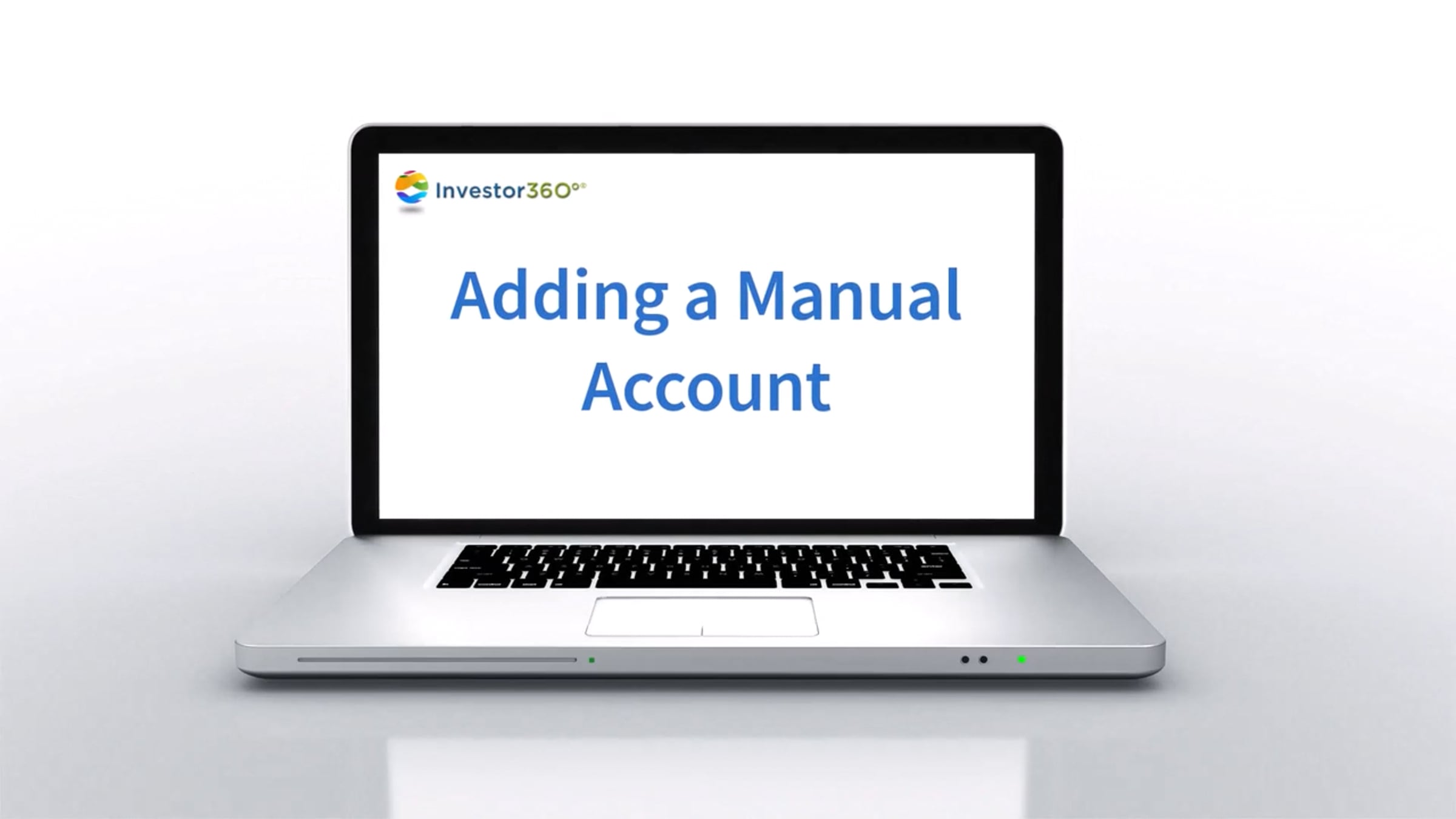 Adding a Manual Account