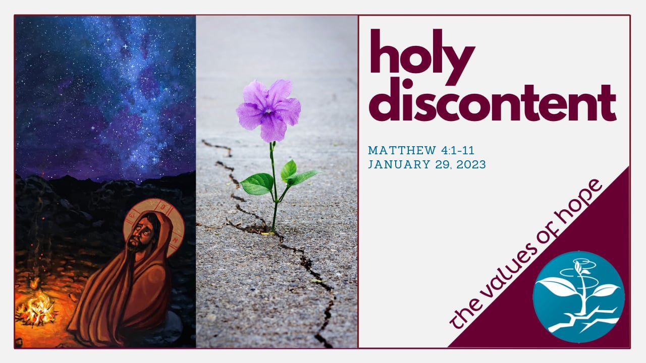The Values of Hope: Holy Discontent on Vimeo