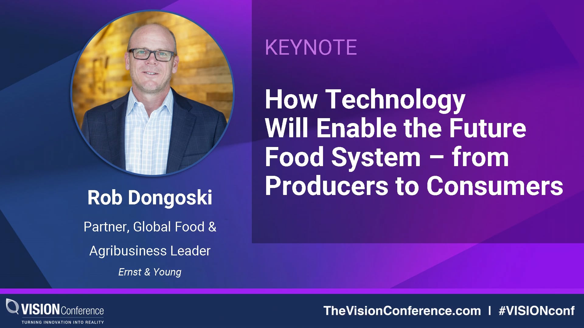 KEYNOTE: How Technology Will Enable the Future Food System – from Producers to Consumers on Vimeo