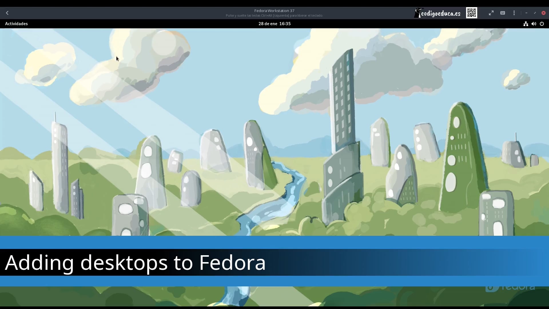 Adding desktops to Fedora Workstation on Vimeo