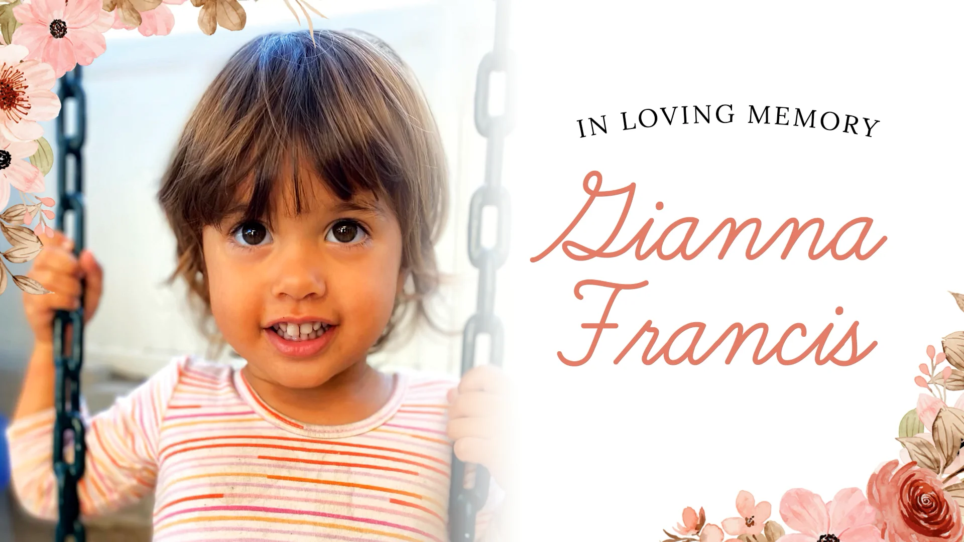 Gianna Francis Memorial Service on Vimeo