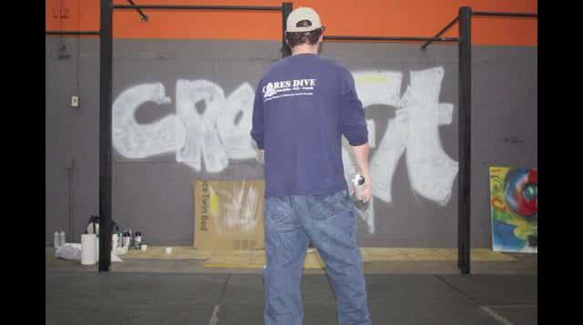 CrossFit Graffiti Time Lapse on Vimeo