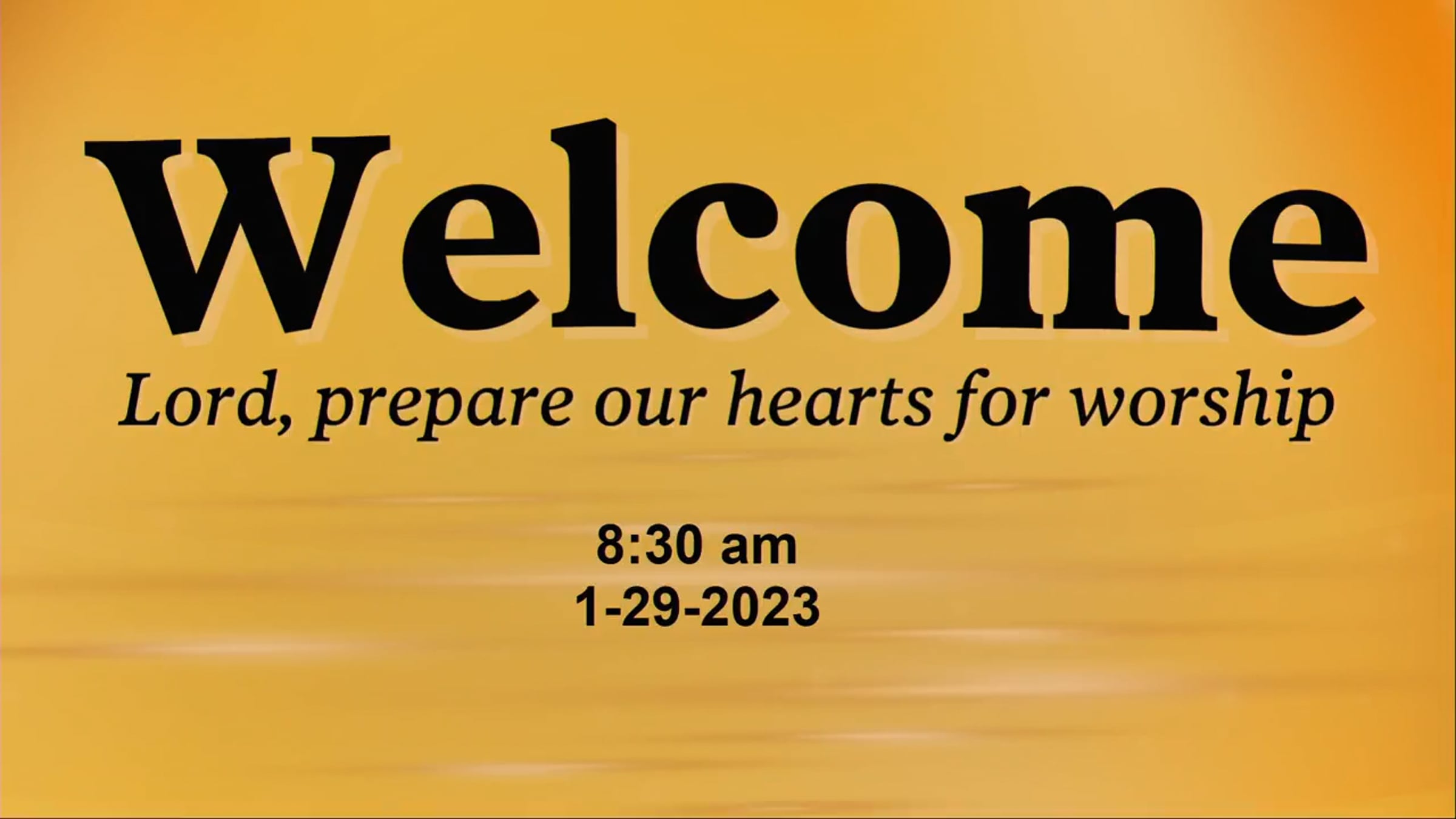 Trinity Hill UMC Online 8:30 Sunday Worship Service 01-29-2023