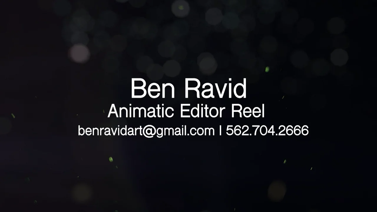 animatic reel Jan 2023
