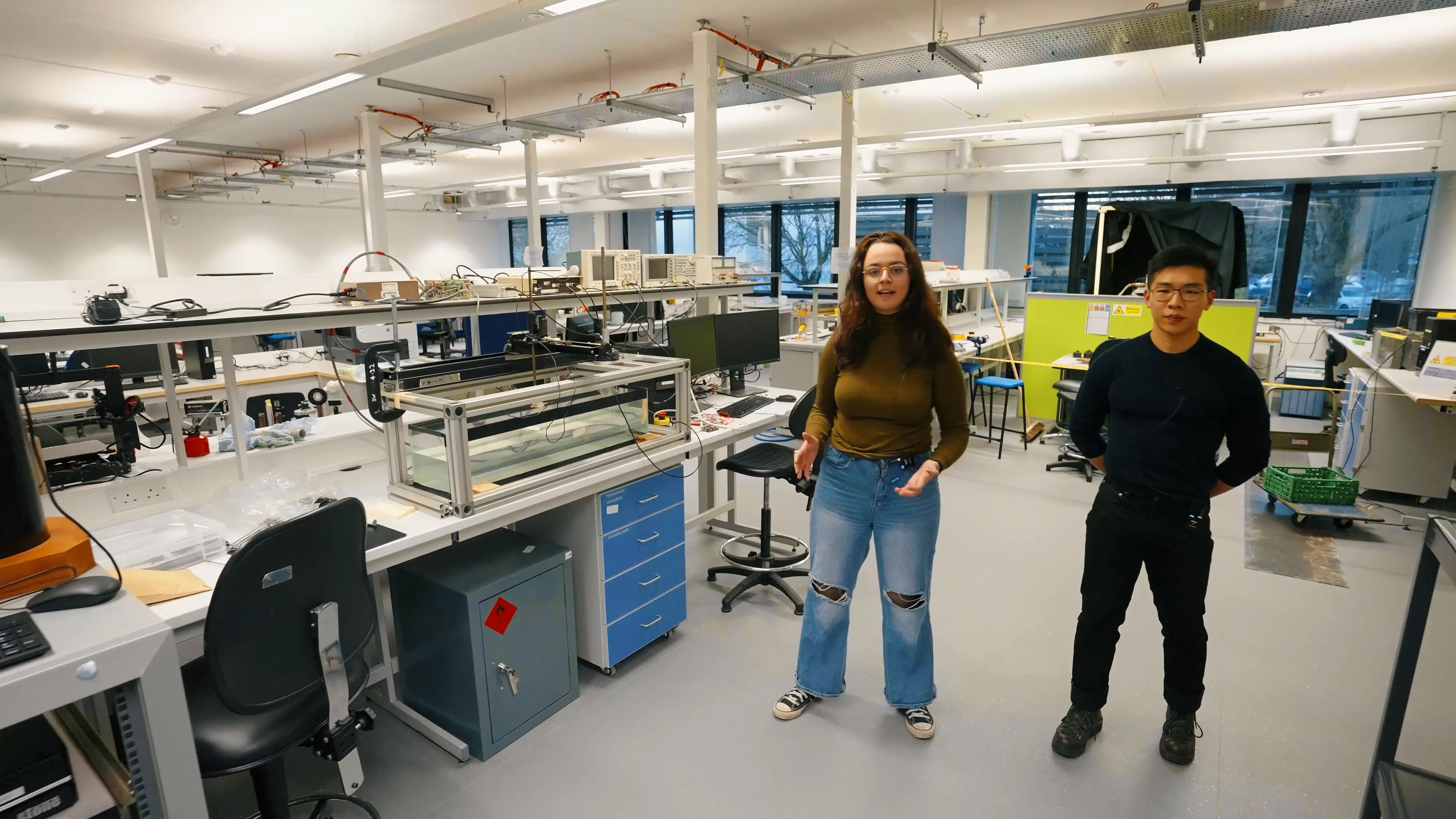 Physics labs at Bath: student tour