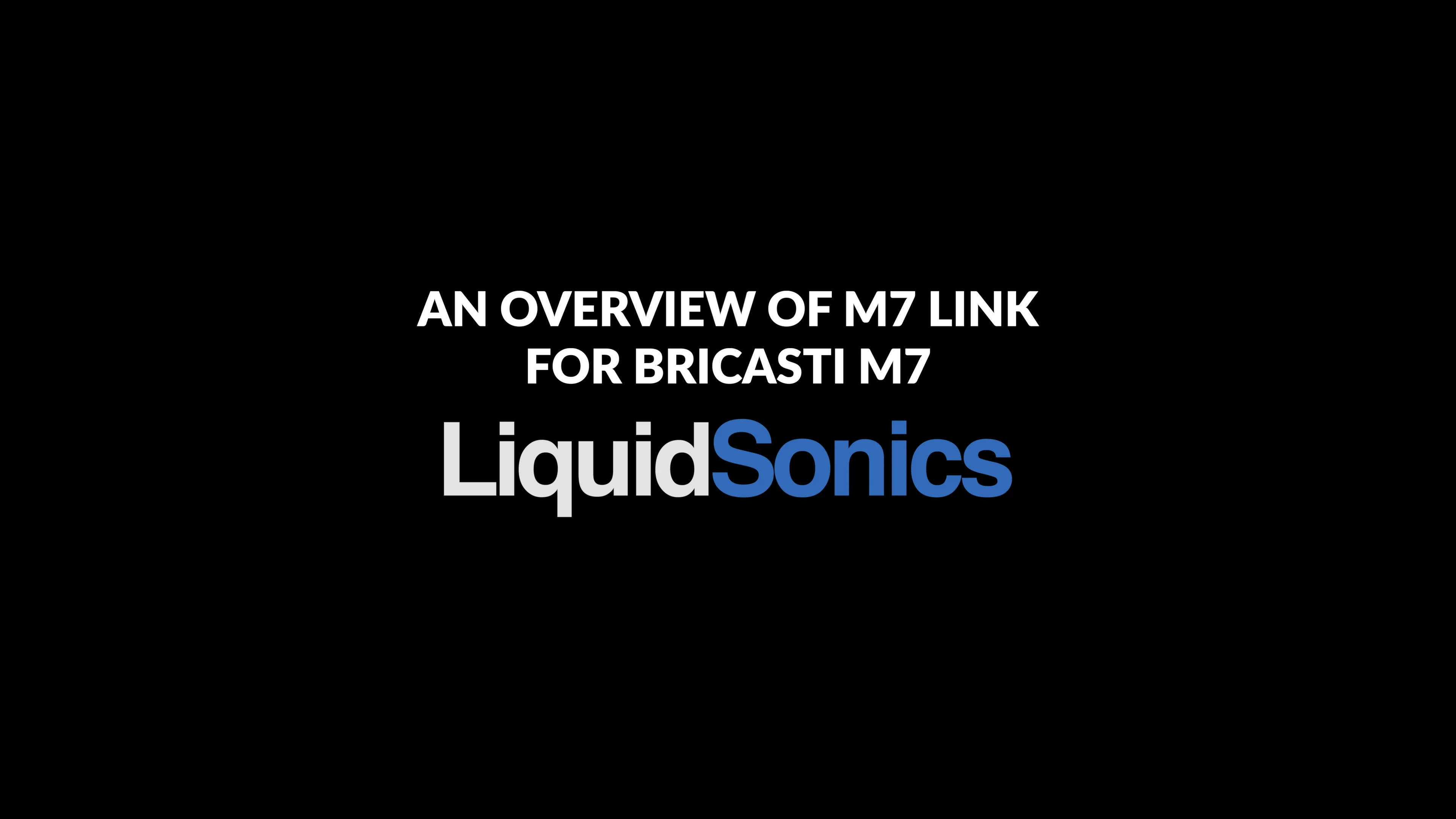 An Overview Of M7 Link For Bricasti M7 on Vimeo