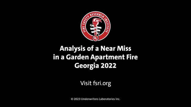 2022 Near Miss Cobb County Garden Apt Fire - Report Promo on Vimeo