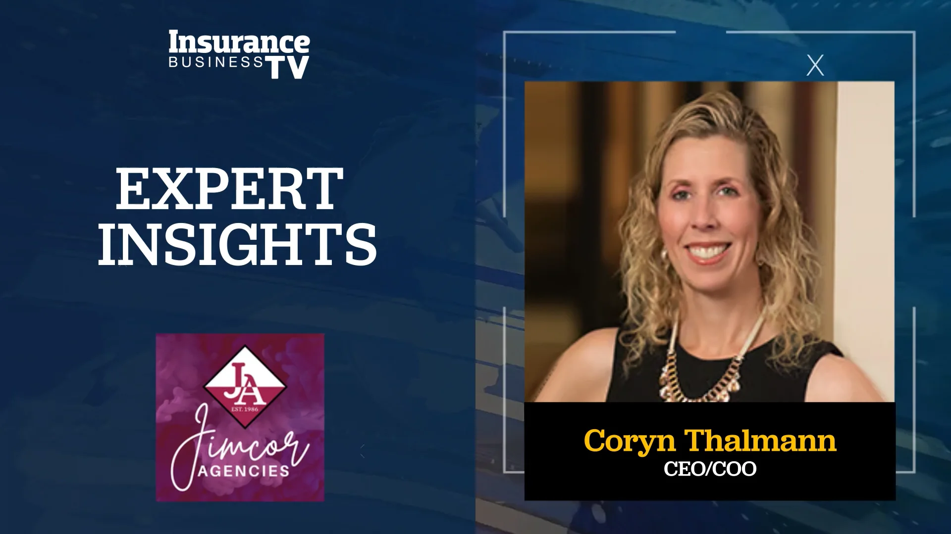 Expert Insights with Coryn Thalman from Jimcor Agencies on Vimeo