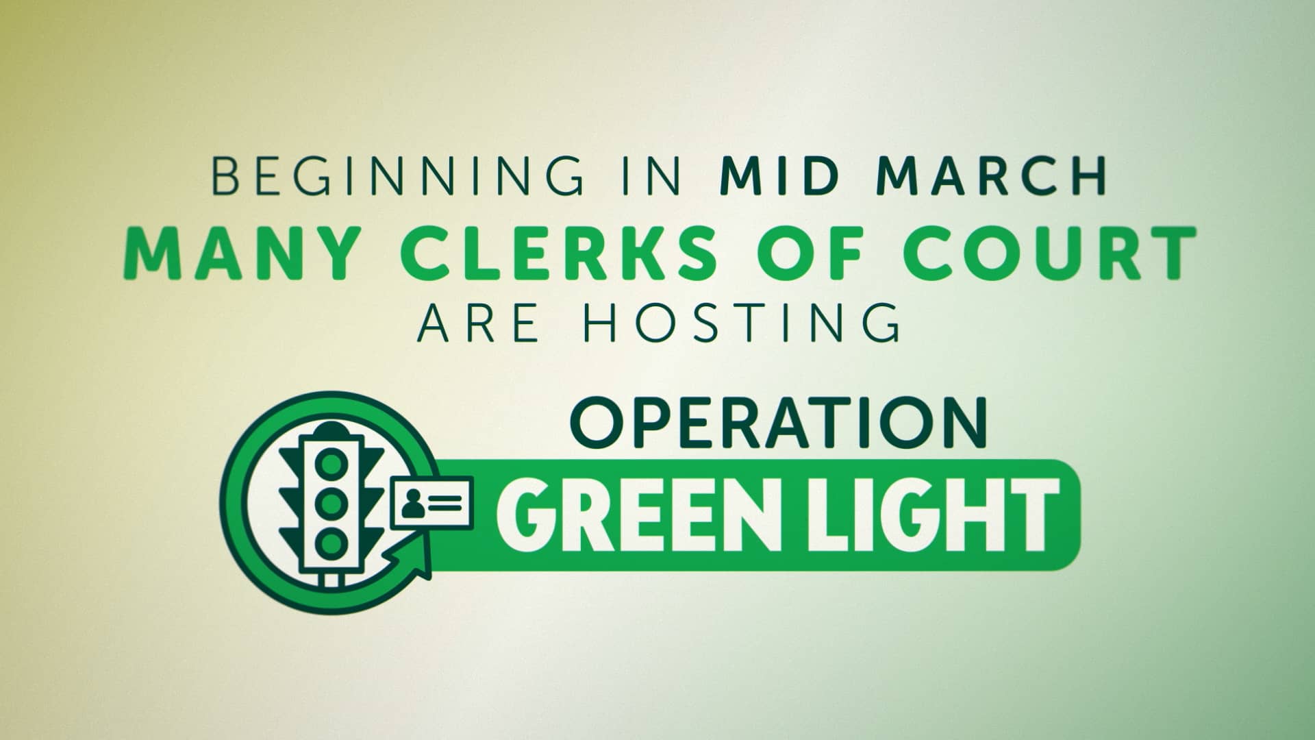 Operation Green Light 2023 - Short Video on Vimeo