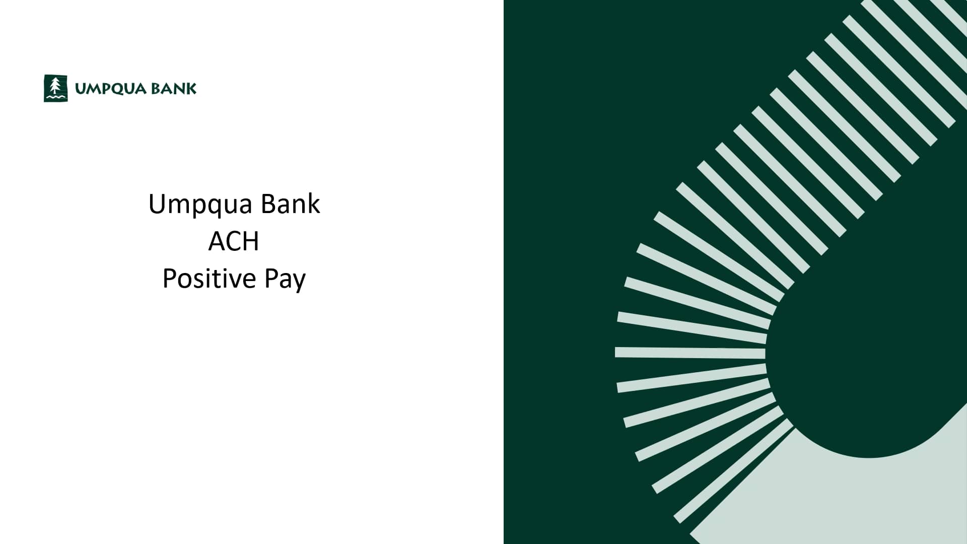 ACH Positive Pay on Vimeo