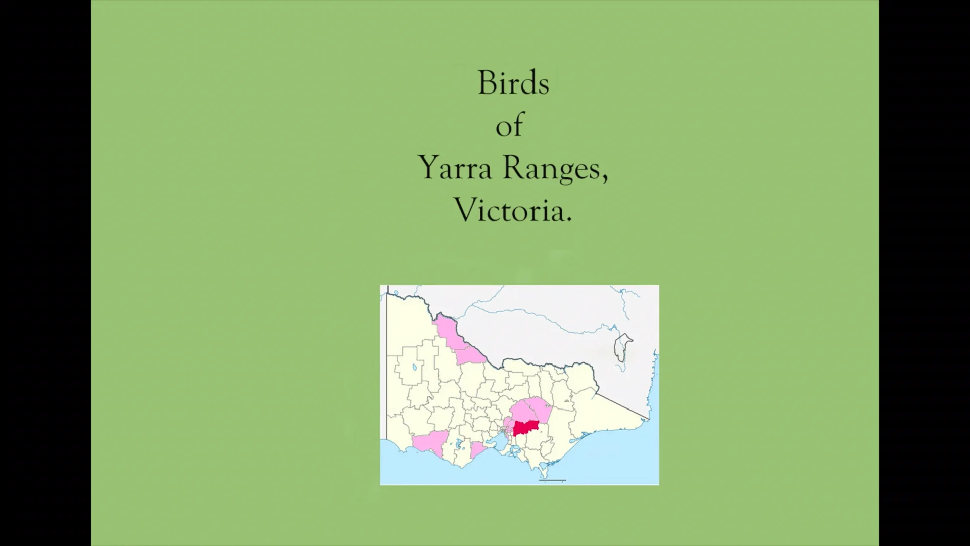 Birds of Yarra Ranges, Victoria, updated 31.1.2023. on Vimeo