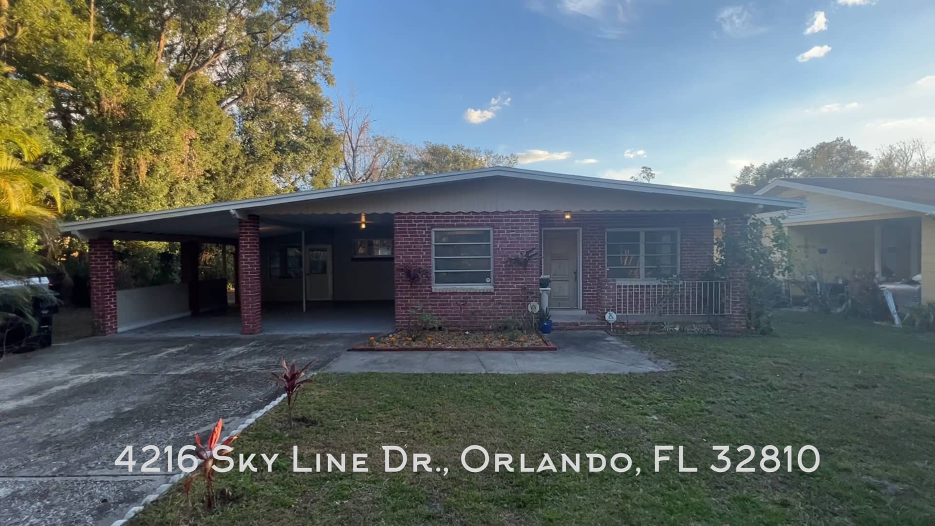 4216 Sky Line Dr., Orlando FL 32810 on Vimeo