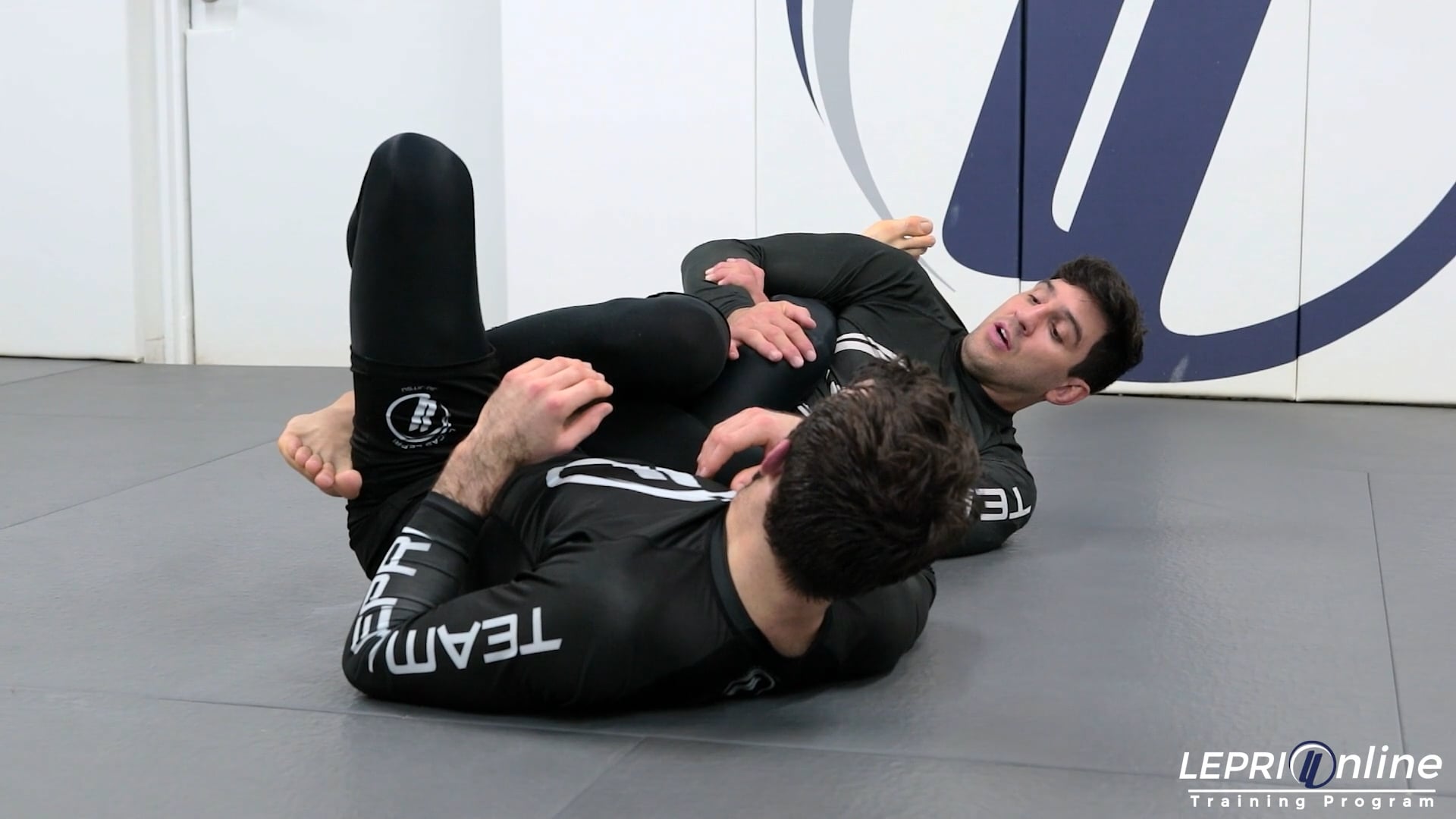 Lepri BJJ Online Training: Two on One Grip to Single Leg Takedown to Heel H