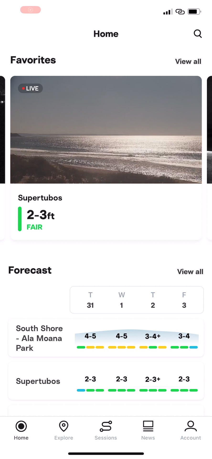 Cam carousel (iOS homepage) on Vimeo