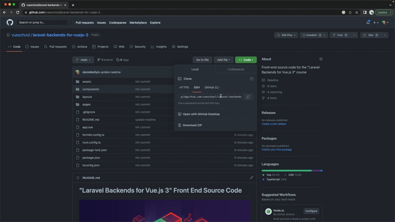 Setup Development Environment for the Frontend - A Vue.js Lesson... Setup Development Environment for the Frontend - A Vue.js Lesson...