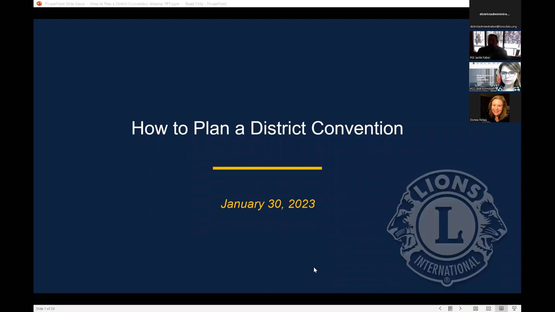 How to Plan a District Convention on Vimeo