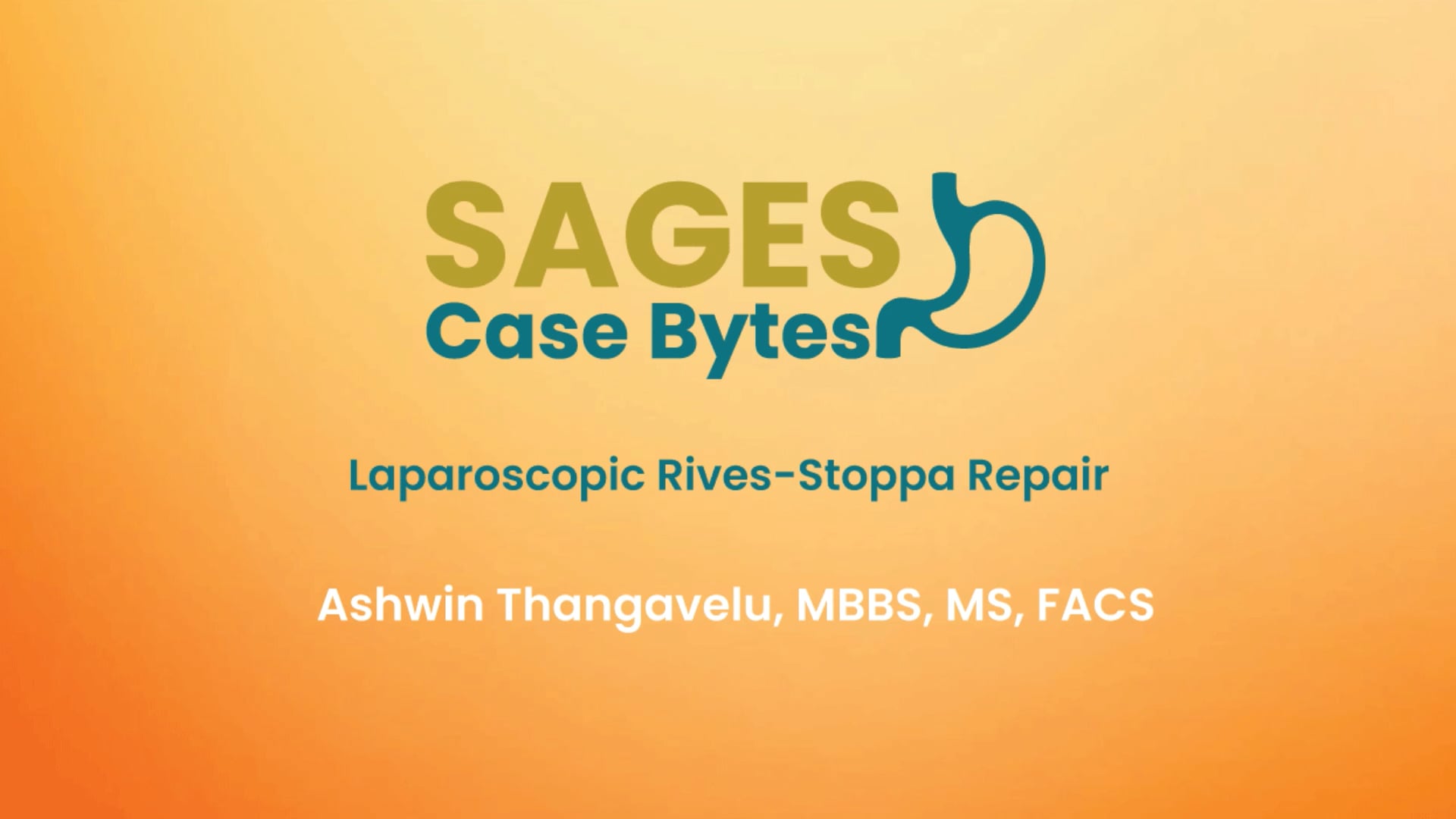 Laparoscopic Rives-Stoppa Repair on Vimeo