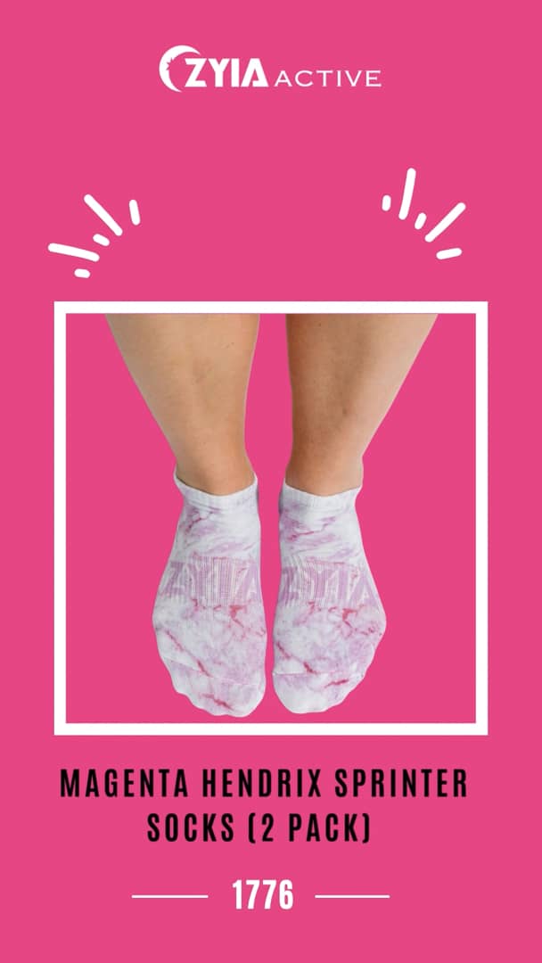 Magenta Hendrix Sprinter Sock (2 pack) #1776 on Vimeo