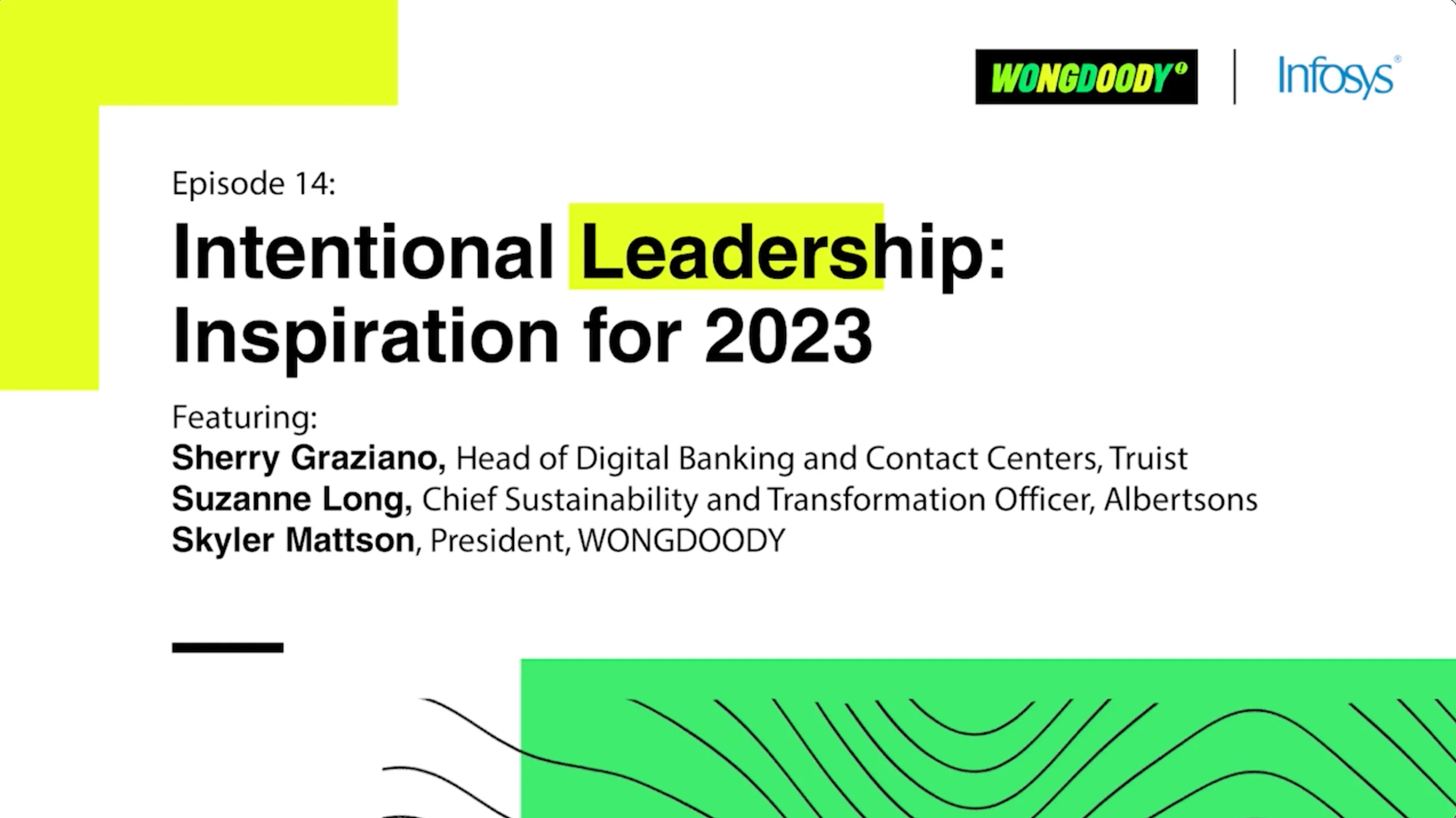 View from the C-suite Ep14 - Intentional Leadership: Inspiration for 2023 on Vimeo