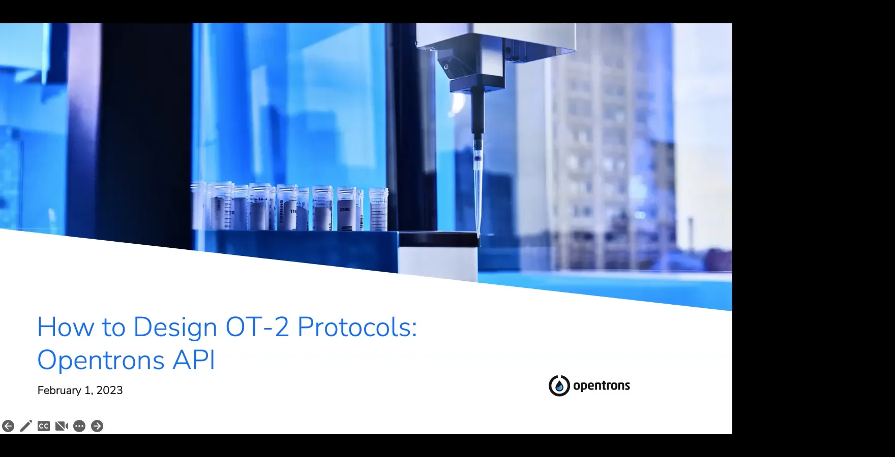How to design OT-2 protocols: Opentrons API on Vimeo