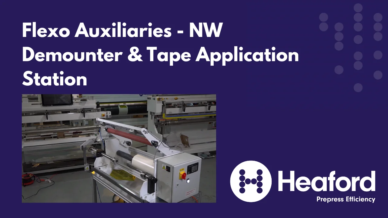 Flexo Auxiliaries - NW Demounter & Tape Application Station