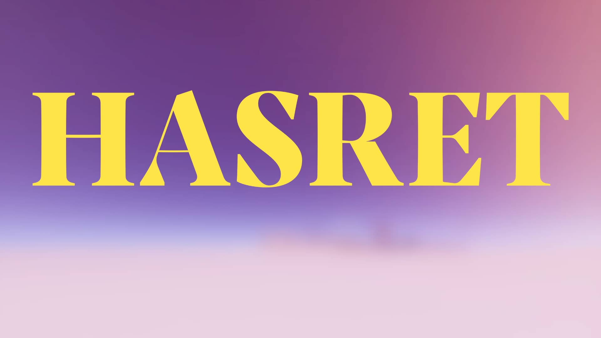 HASRET (ENG) on Vimeo