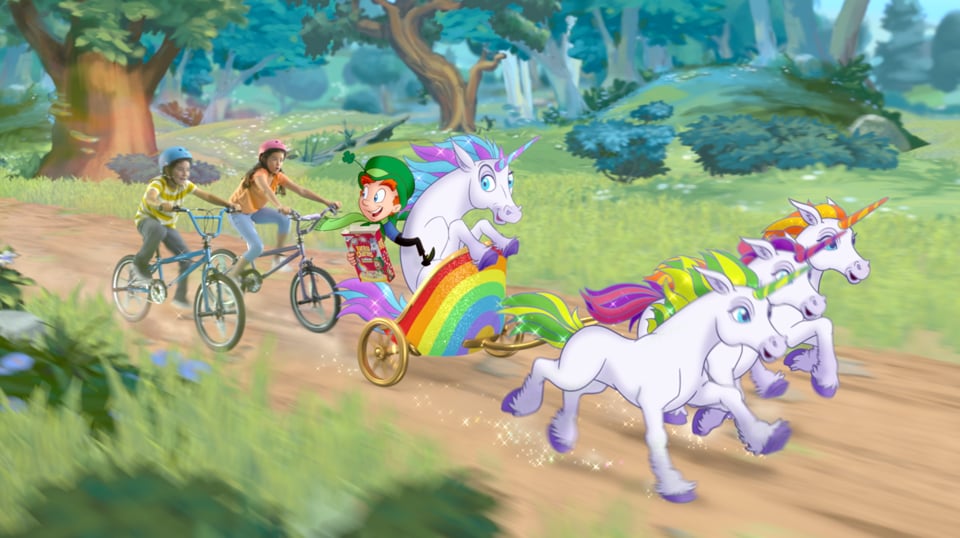 Lucky Charms with live action kids / plus CG VFX and lighting ...