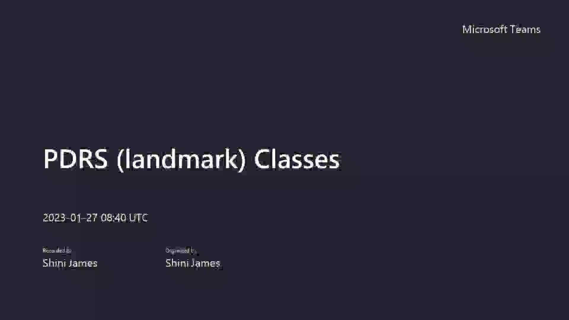 PDRS (landmark) Classes-20230127_141545-Meeting Recording.mp4 on Vimeo
