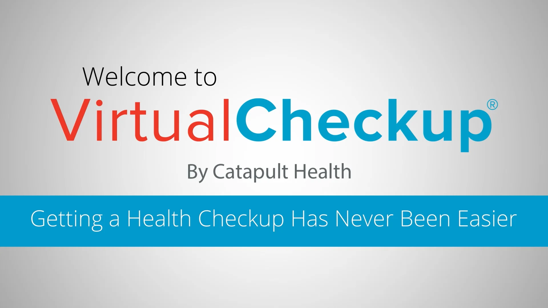 About VirtualCheckup by Catapult Health