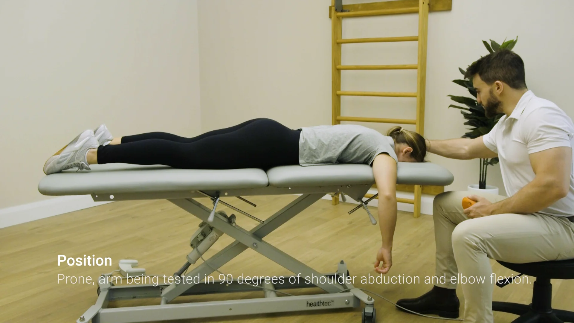VALD DynaMo Lite Shoulder External Rotation - Prone Strength Test on Vimeo