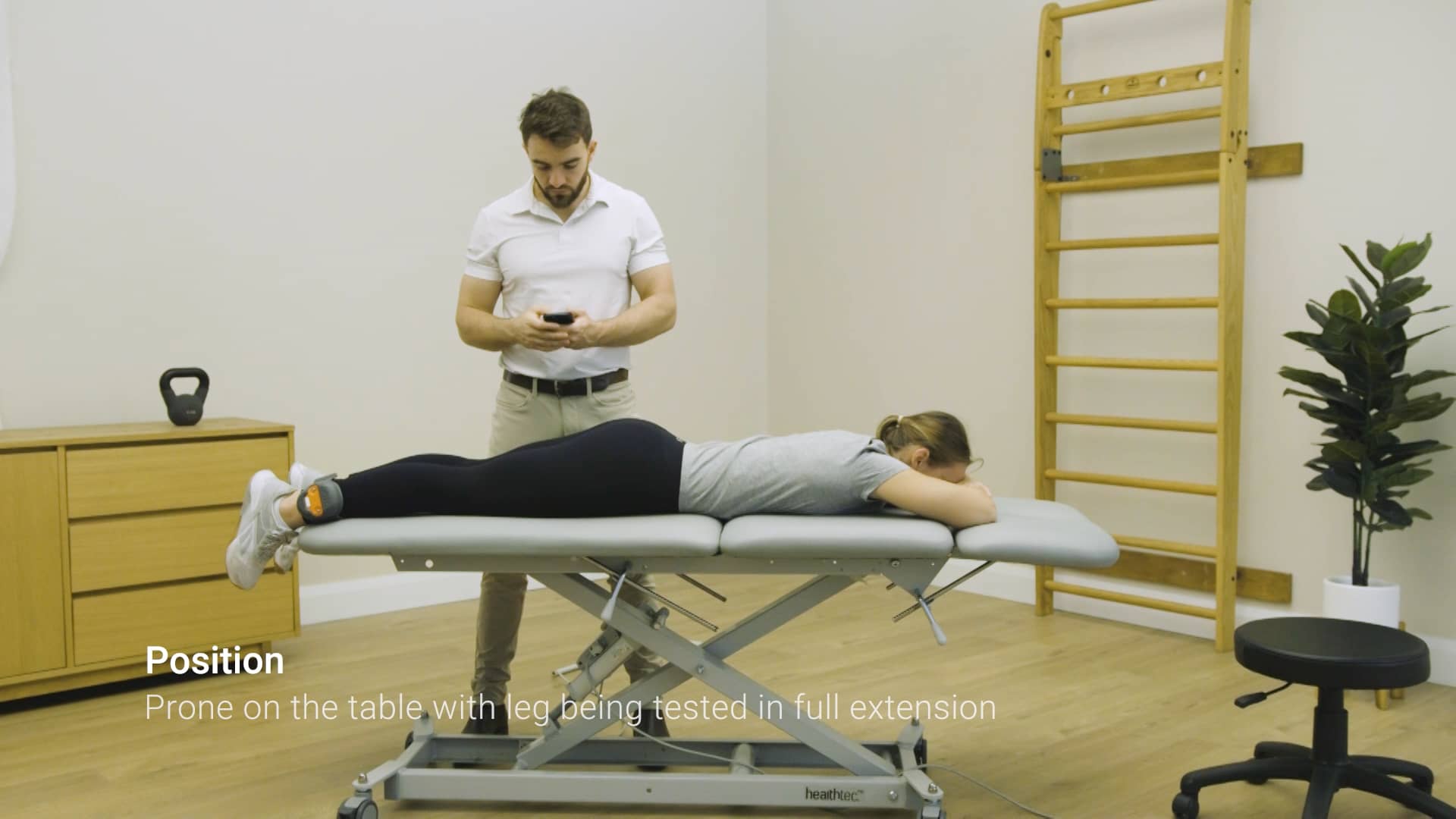 VALD DynaMo Lite Knee Extension - Prone ROM Test on Vimeo