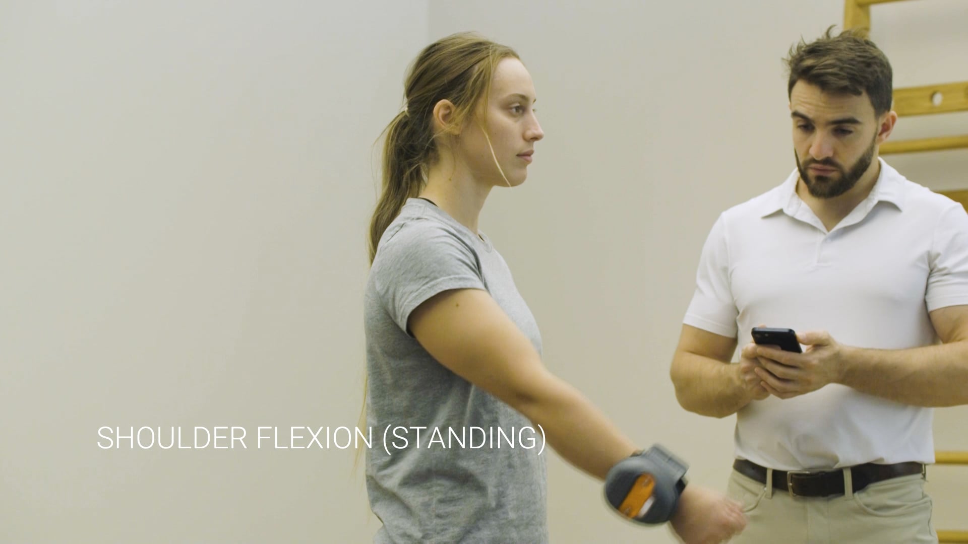 VALD DynaMo Lite Shoulder Flexion - Standing ROM Test on Vimeo