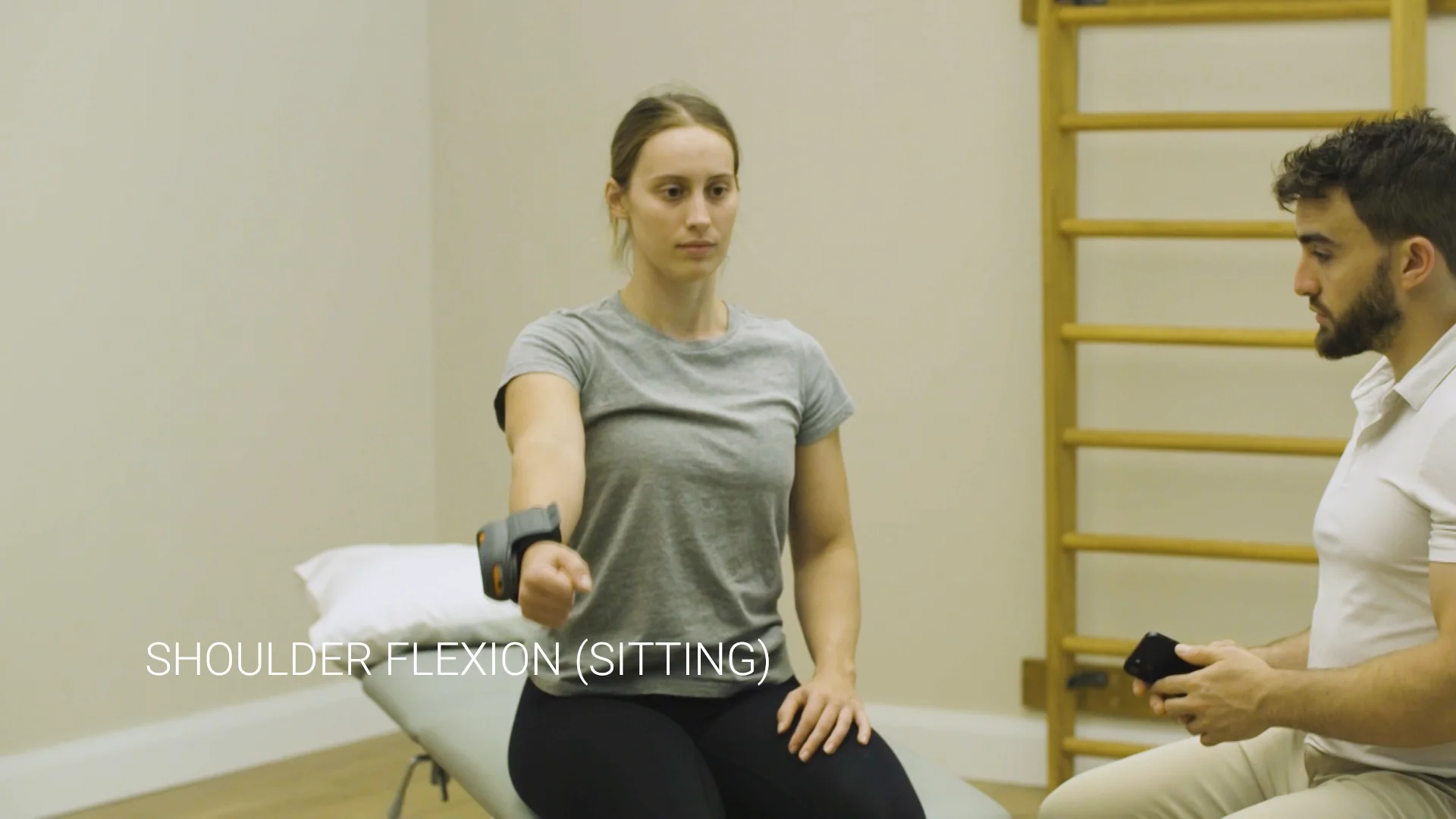 VALD DynaMo Lite Shoulder Flexion - Sitting ROM Test on Vimeo
